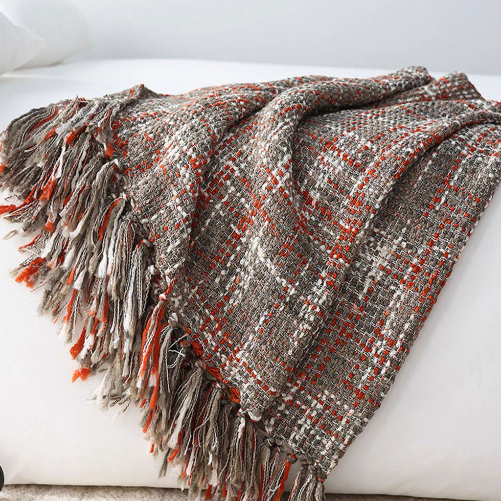 Rustic Tweed Throw Blanket – The Slashop